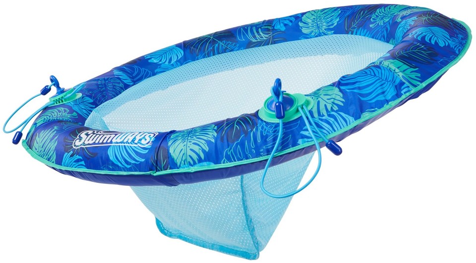 Elite Spring Float Papasan Pool Lounger, Inflatable Pool Floats Adult ...