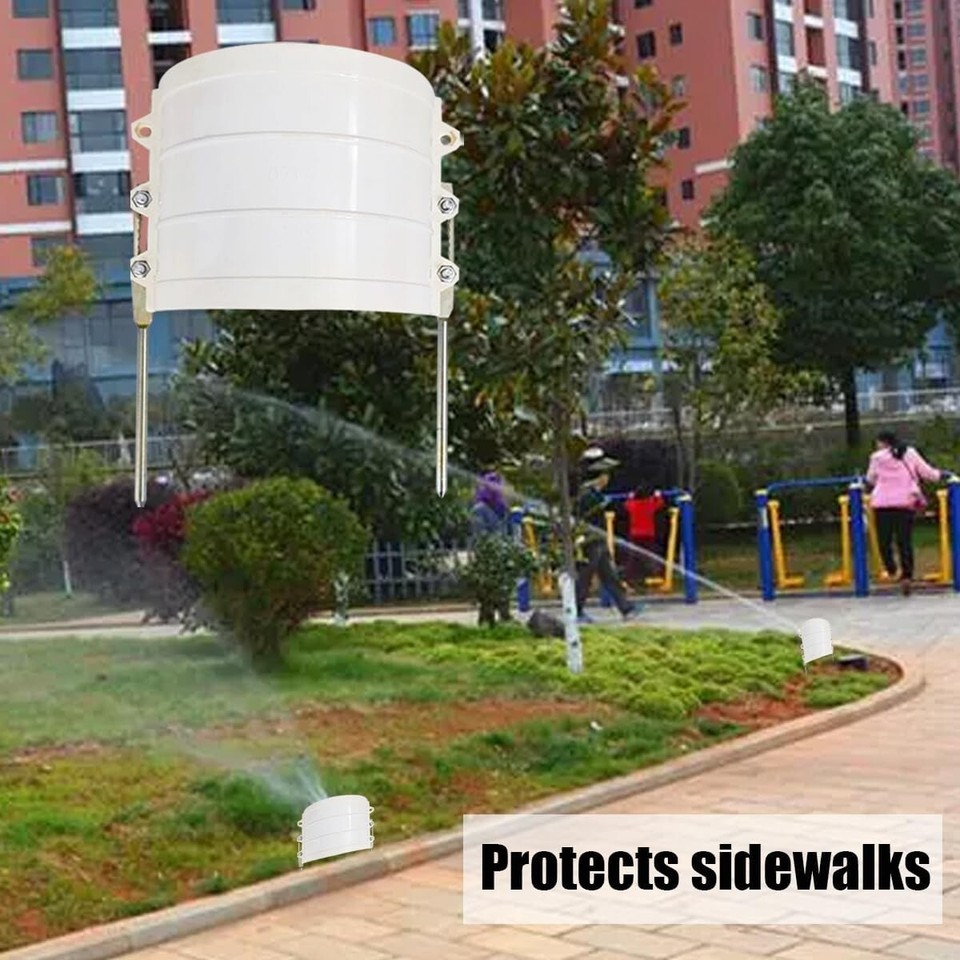 Durable Sprinkler Splash Shields – 5 Pcs Adjustable Guard for Lawns and ...