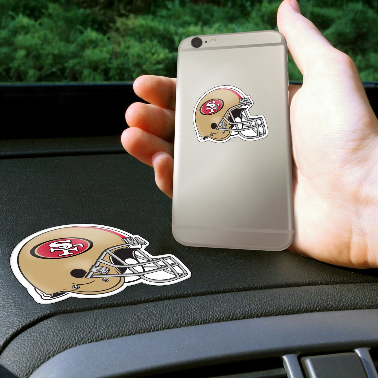 Fanmats NFL San Francisco 49ers Get a Grip Cell Phone Thick Polymer ...