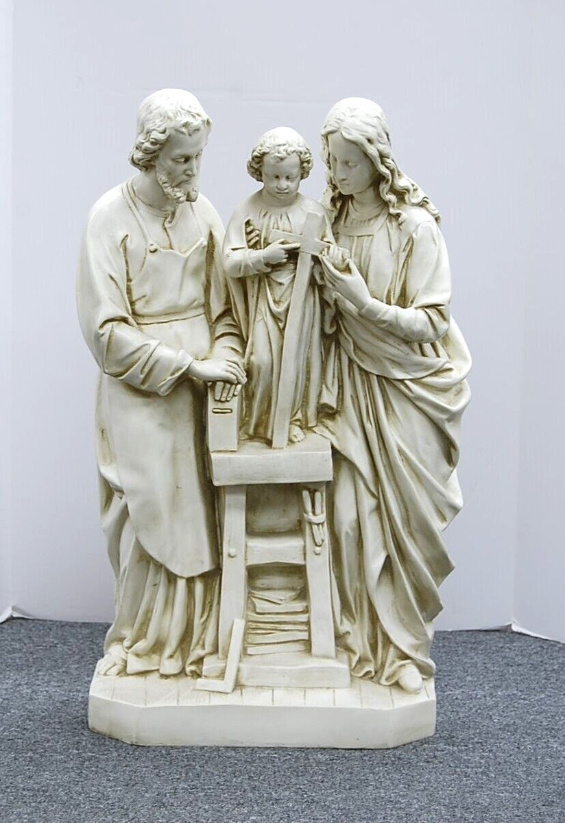 Outdoor Cement Statue Of The Holy Family Religious Statues Catholic