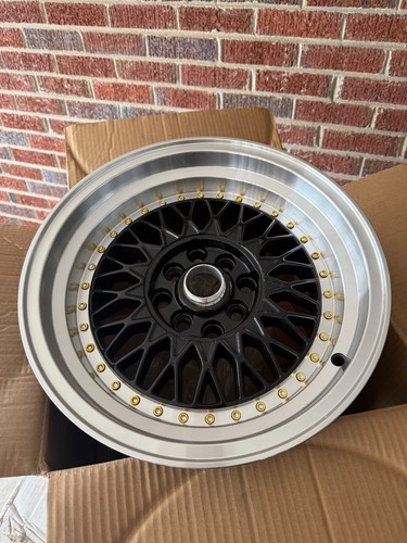 WHEEL SPEC-1 SP-3 15x8 20 OFFSET 4X100/4x4.5 GLOSS BLACK W/MACHINE LIP ...