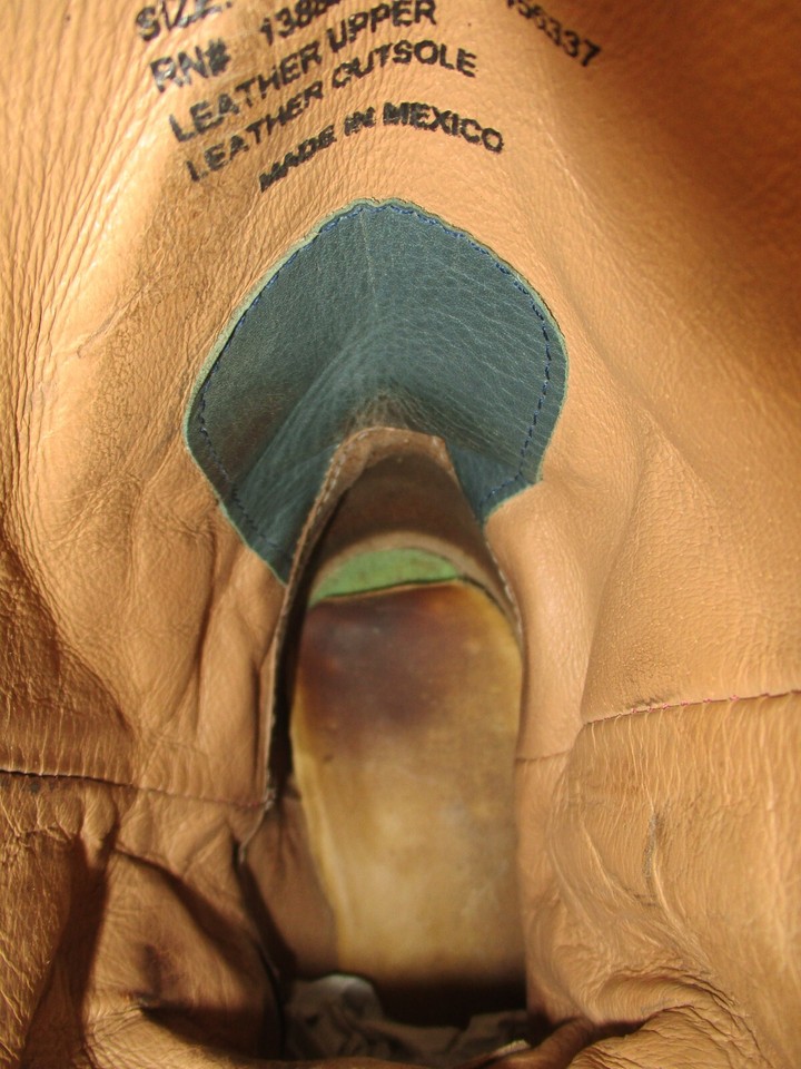 Cody James Brown Leather Western Square Toe Cowboy Boots Mens Sz 7 D ...