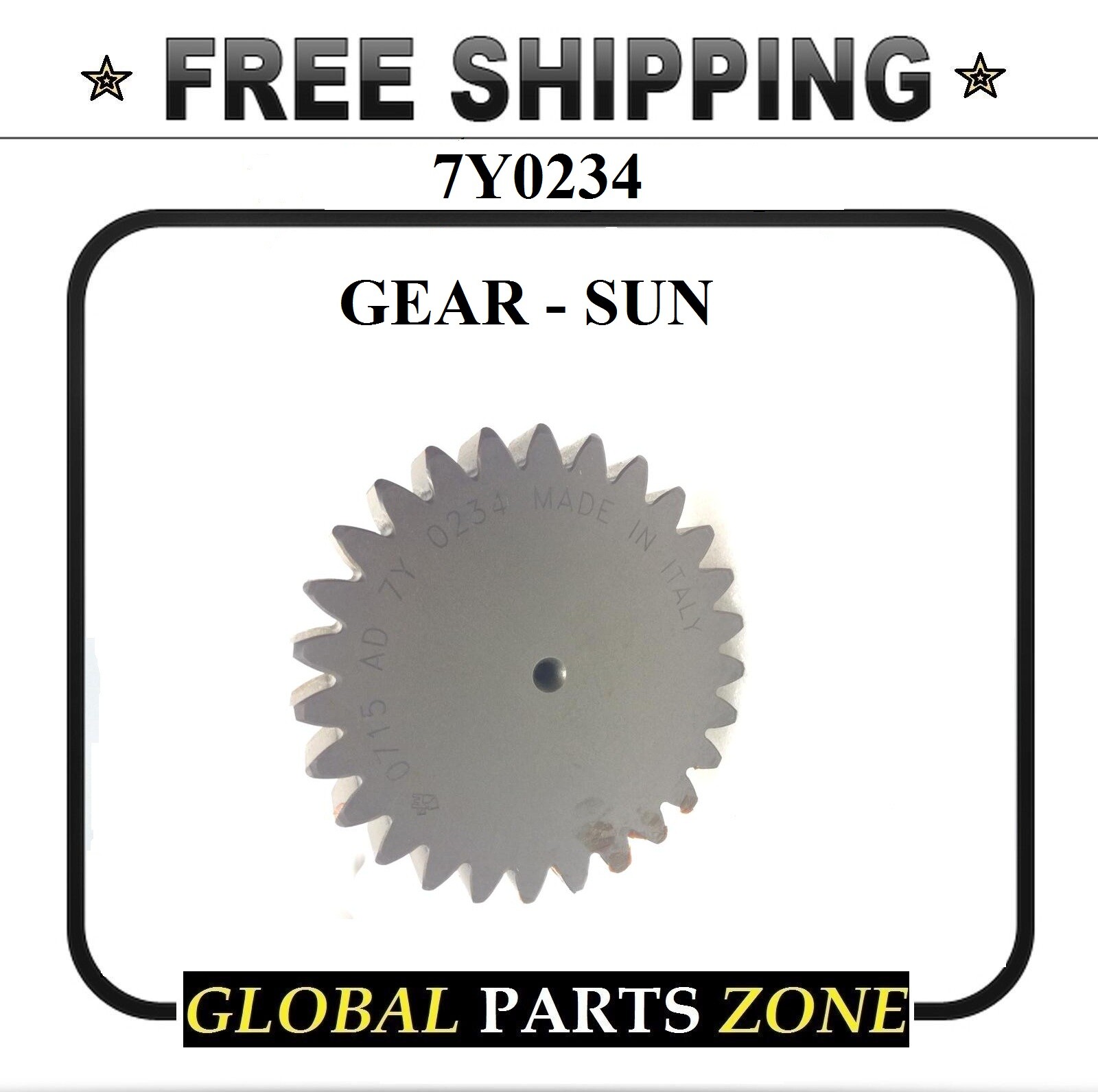 7Y0234 - GEAR - SUN (27 TEETH) for Caterpillar (CAT) | eBay