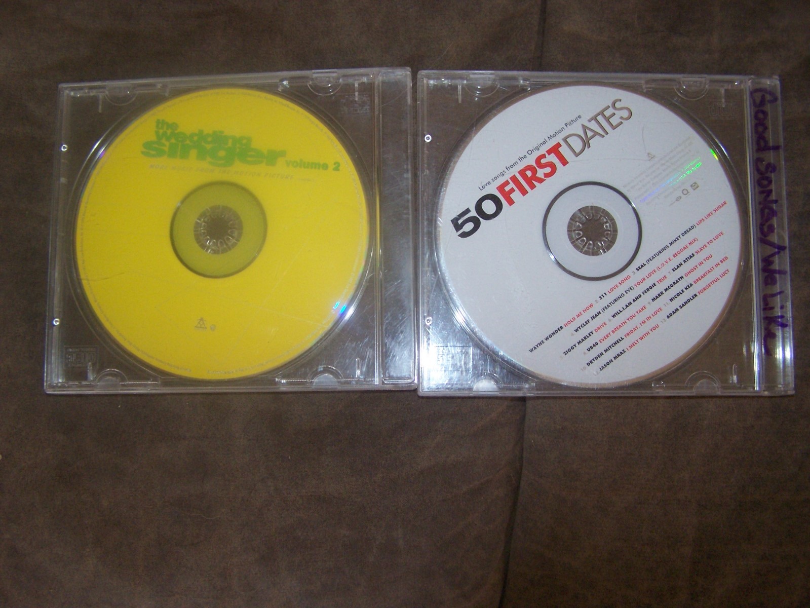 2 Movie CD/Albums Fifty First Dates & The Wedding Singer Vol 2 | eBay