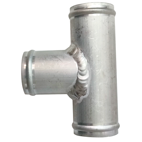 Aluminum T-Piece Pipe Hose Connector Joiner Spout Silver 32mm OD 32 x ...