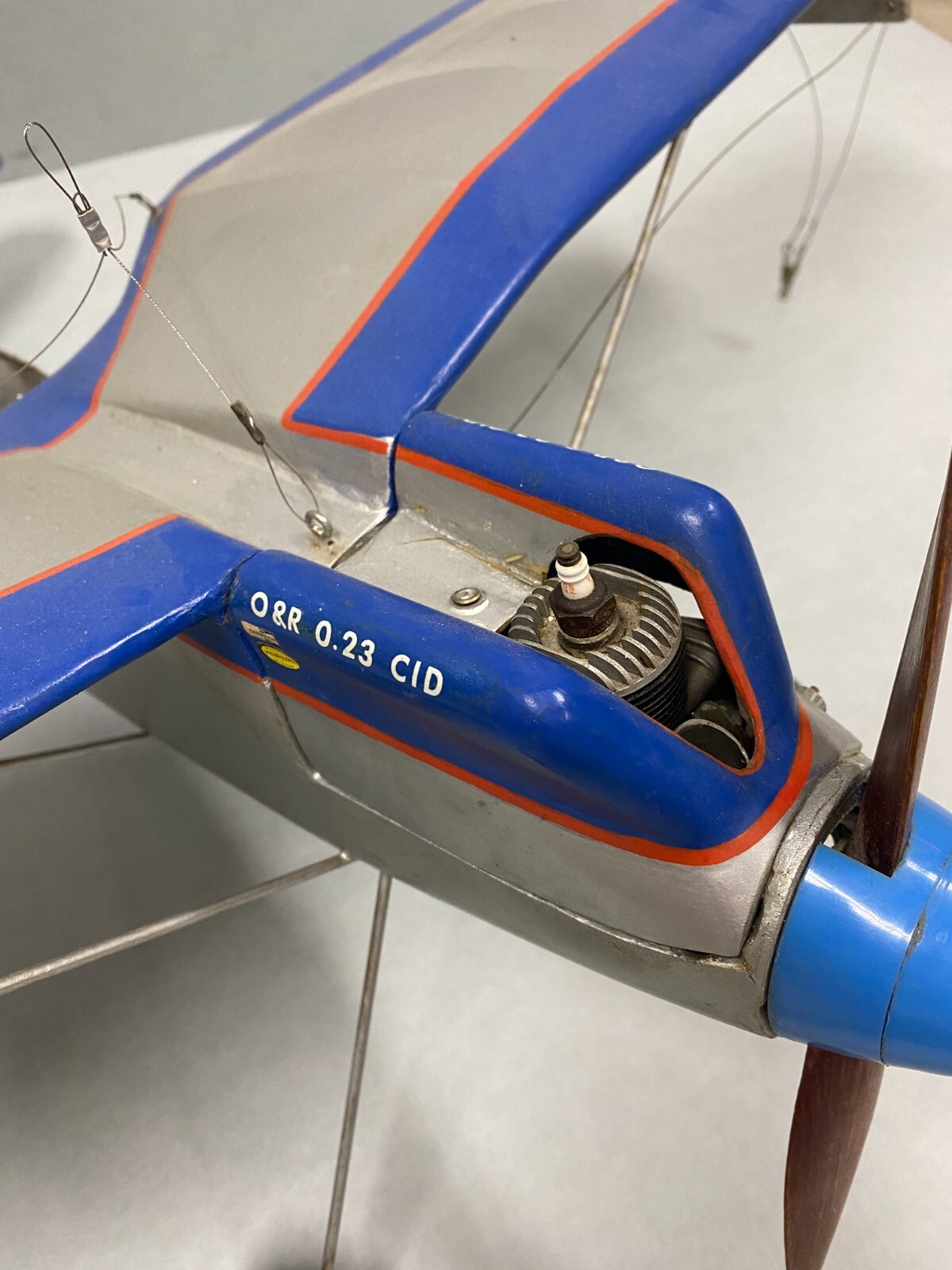 Sterling Control Line Speed Model Airplane Polish Fighter O&R .23 Spark ...