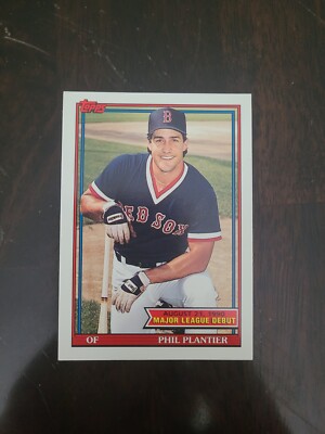 1990 Topps Major League Debut Phil Plantier RC #125 Boston Red Sox ...