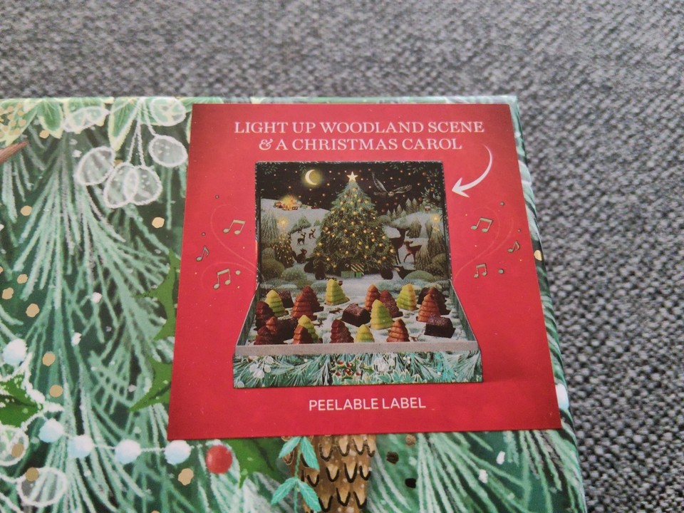 M&S Food Enchanted Winter Woodland Light Up Christmas Chocolate ...