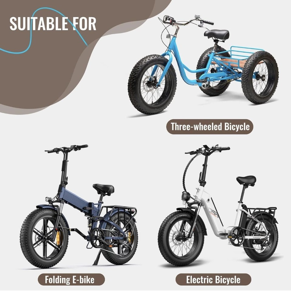 NEW Ebike Fat Tire 26x4.0 Inch: High-Performance Puncture-Resistant ...