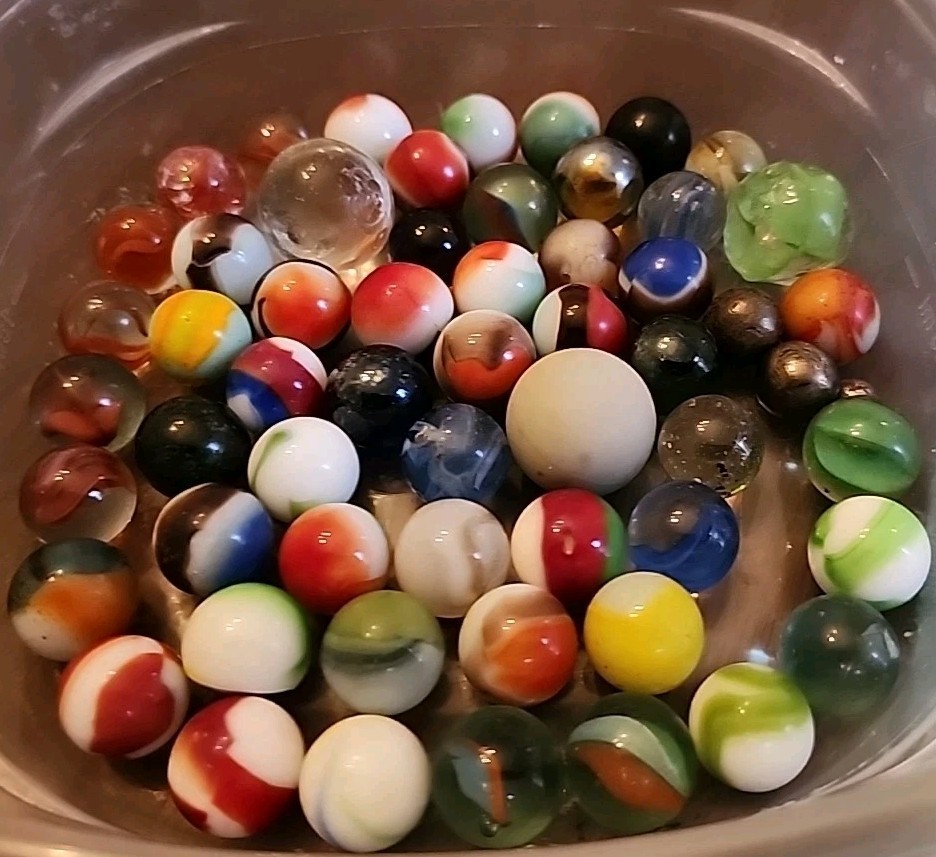 Mixed Marbles Lot "Granpa's Cigar Box" | eBay