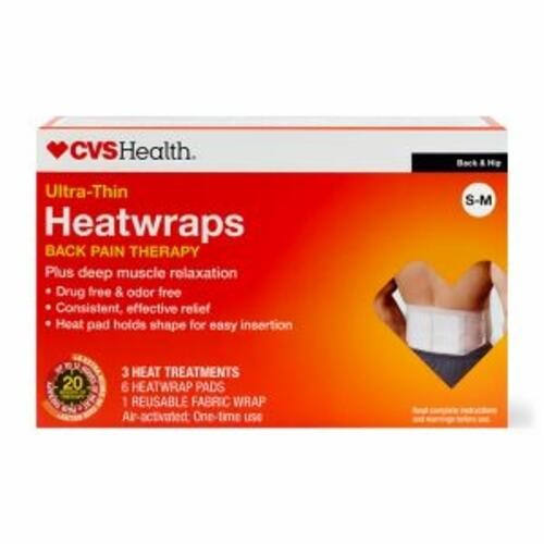 CVS Health Back & Hip Heatwraps, 3 CT, S/M | eBay