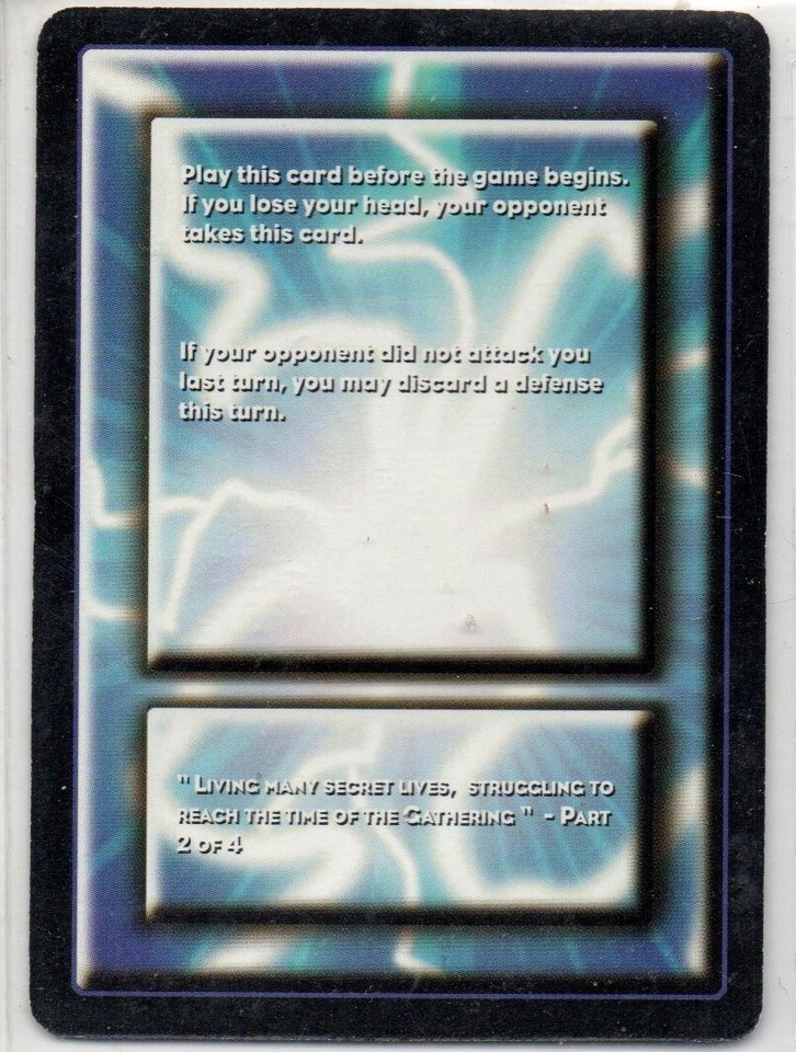 1st Edition Highlander TCG CCG Quickening Card Discard Defense | eBay