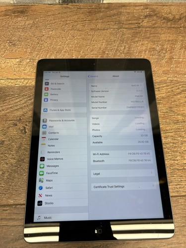 Apple iPad Air 1st Gen. 32GB Wi-Fi 9.7in - Space Gray-Great Condition ...