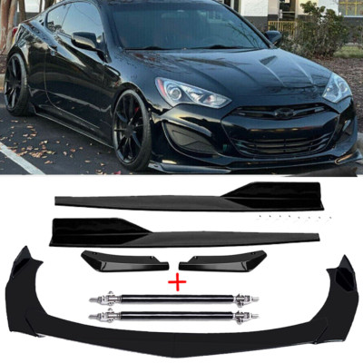 Front Rear Bumper Lip Spoiler Splitter Side Skirt For Hyundai Genesis ...