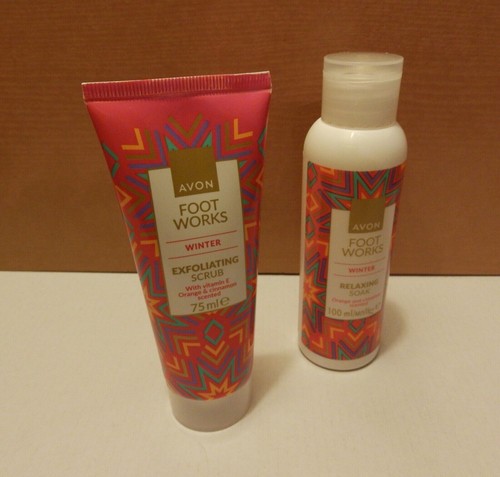 Avon Footworks Fußpflege SET Winter Fußbad + Peeling Creme NEU | eBay.de