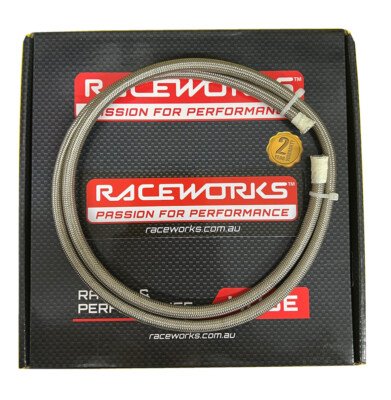 RWH-200-04-1M RACEWORKS SS BRAIDED PTFE E85 HOSE AN-4 1M | eBay Australia