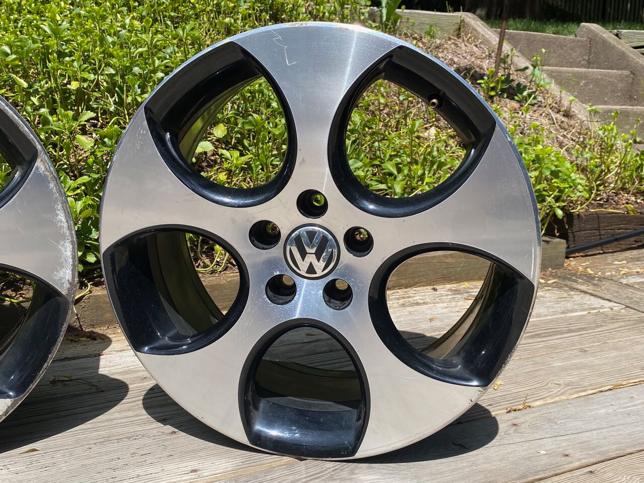 Genuine Set of 4 VW Detroit Aluminum Wheel Rims. Golf GLI GTI Jetta ...