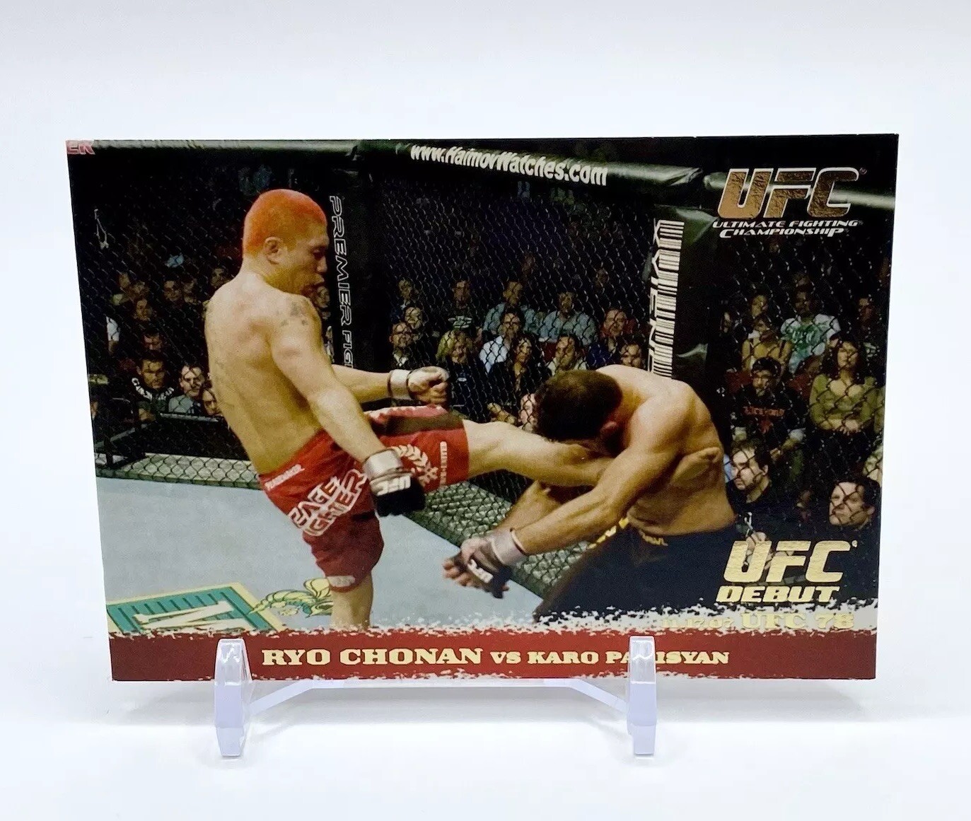 Ryo Chonan 2009 Topps UFC Round 1 Gold Foil Rookie Card #72 RC SSP ...