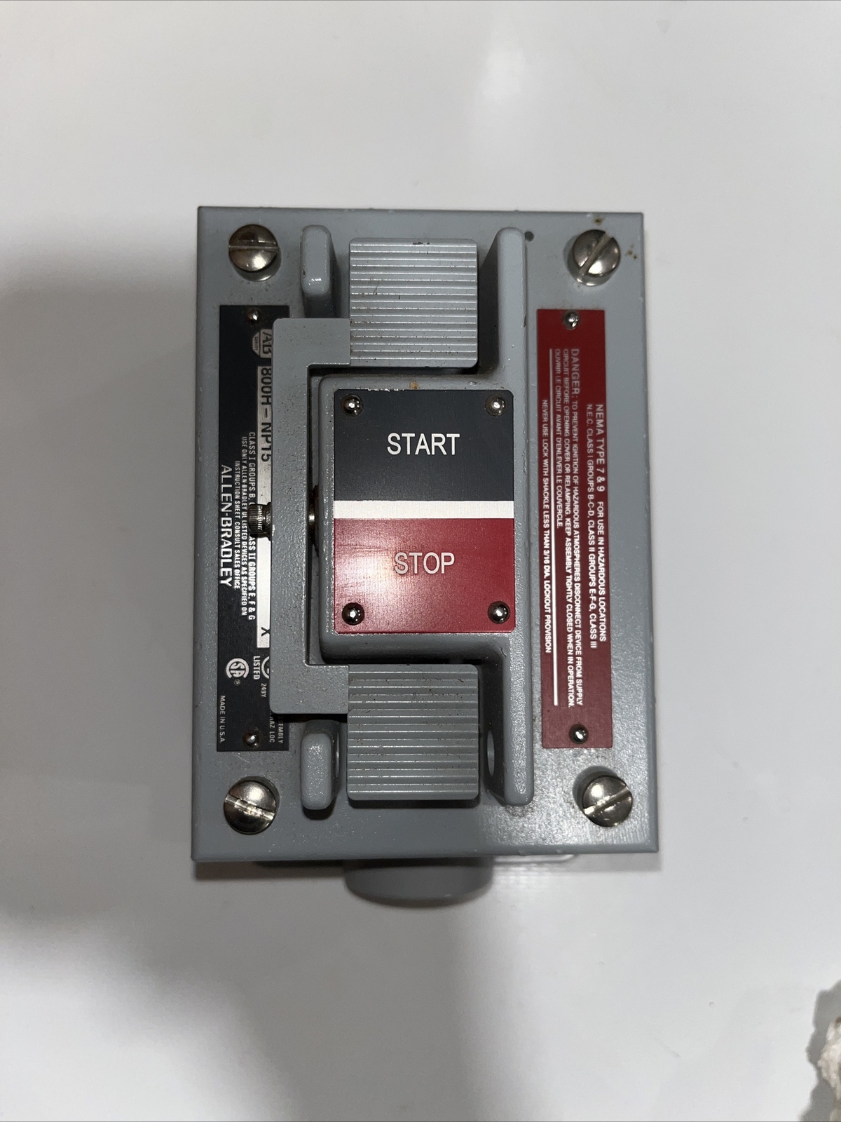 New Allen Bradley 800H-2HA7 Heavy Duty 800h-1HZX7 Body And 800H-NP15 ...