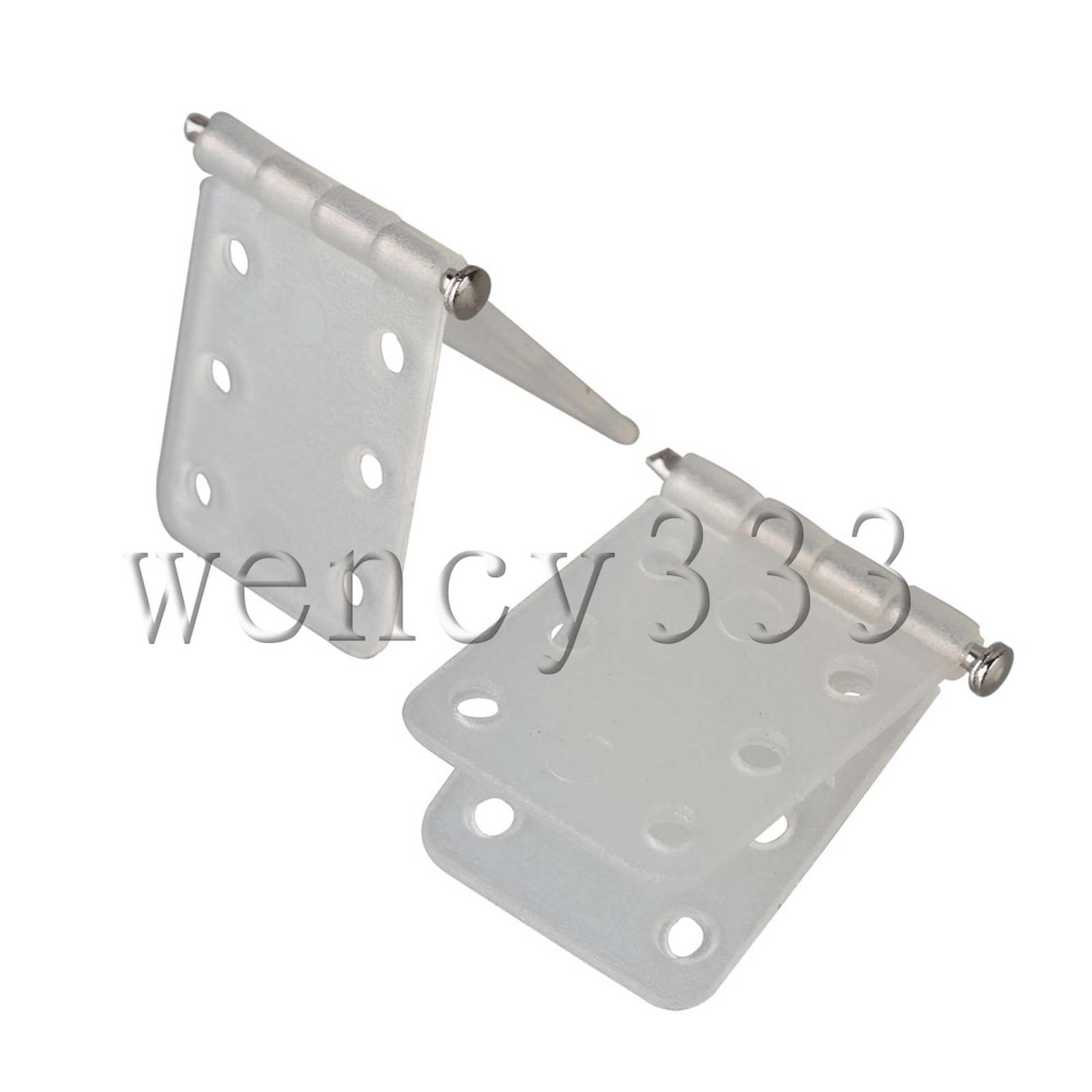 2.5x1.1cm Rectangle Beige Foldable Pinned Hinges for RC Airplane Pack ...