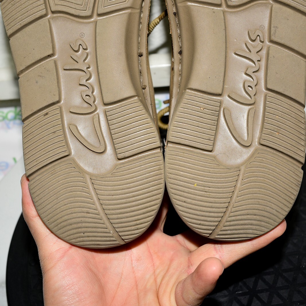 Clark’s Polyveldt Chukka Moc Toe Leather Boot Men US 8 - Gem