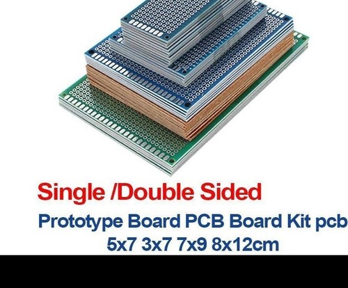 Prototype PCB Circuit Boards Kit Single and Double Sided 5x7 3x7 7x9 ...