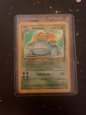 Pokémon TCG Venusaur Base Set 2 18/130 Holo Unlimited Holo Rare | eBay
