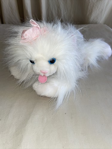 Vintage Magic Kitty Plush Doll White Kitten Marvel Toys Partial Working ...