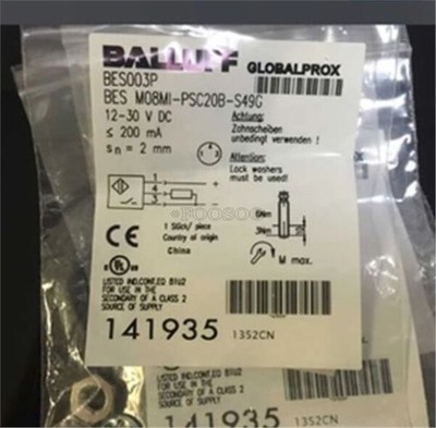 1Pcs New Balluff Balluff Bes M08MI-PSC20B-S49G Plc (AB8) Inductive ...