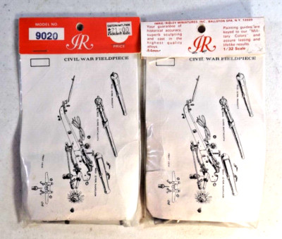 (2) J.R. Models Civil War field gun kits in original packages, #9020 | eBay