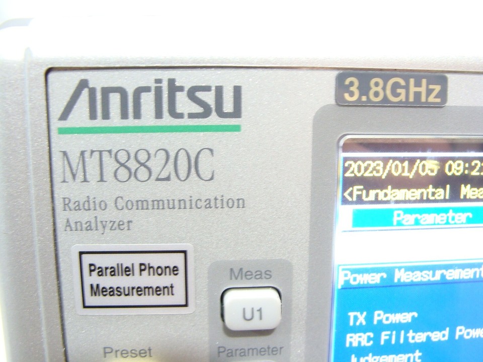 Anritsu MT8820C Radio Communication Analyzer 3.8GHz LTE Dual High Speed ...