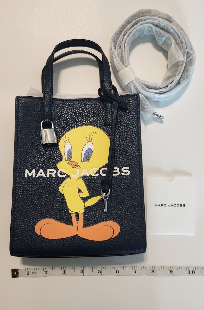 Marc Jacobs X Looney Tunes Tweety Bird Mini Grind Pebbled Marc Jacobs X Looney Tunes Tweety Bird Mini Grind Pebbled