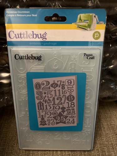 VTG ~ Provo Craft: Cuttlebug "Christmas Countdown "5 x 7 Plate 37-1926 ...