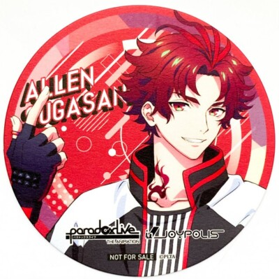Paradox Live ALLEN SUGASANO (SUZAKU) Coaster Ver. JOYPOLIS BAE N/F/S | eBay