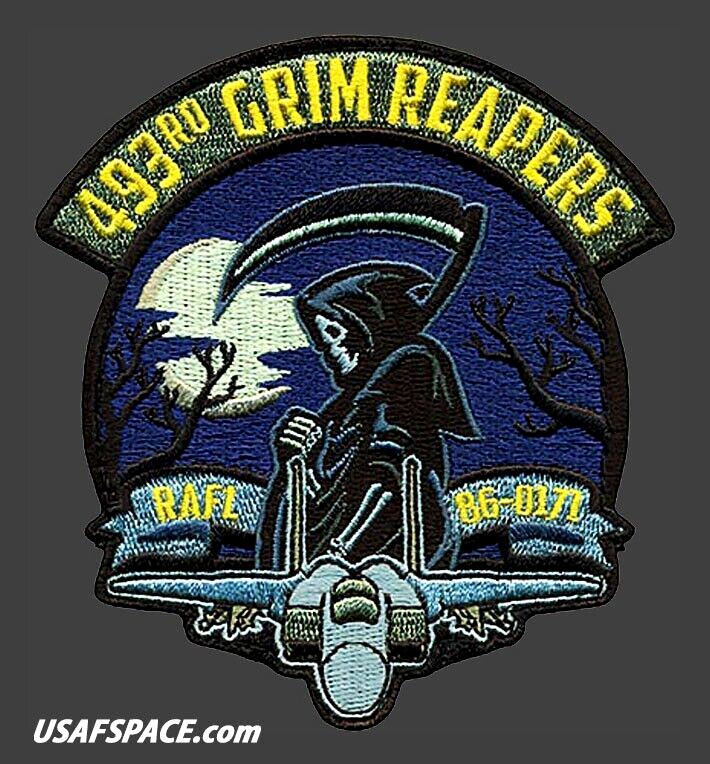 USAF 493RD FIGHTER SQ -493 FS- GRIM REAPERS - RAF Lakenheath-ORIGINAL ...