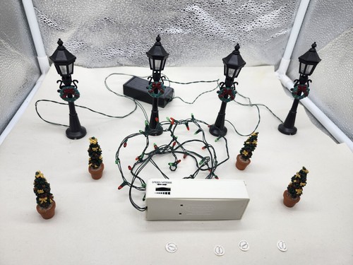 Lemax 20 Mini Christmas Lights On A 48” String Lights Bushes Trees ...