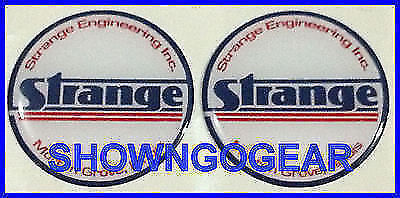 STRANGE AXLE DECAL X 2 CENTRE FORD 9" 70MM DIFF DRAG HOTROD BURNOUT ...