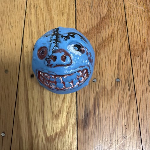 Vtg 80s Blue Stevie Slimeball Wacki Freak Ball Toy Madballs Knockoff ...