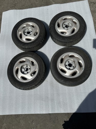 1994 TOYOTA PREVIA WHEELS SET 205 65 15 ALLOY RIMS AND SENTURY TIRES 10 ...