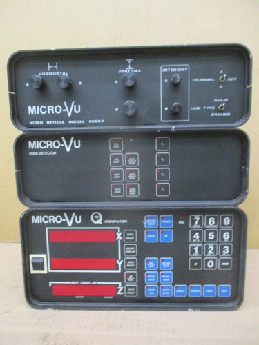 Micro Vu 9050A 120VAC Edge Detector Metrology Computer Q16 1A 53399ISU ...