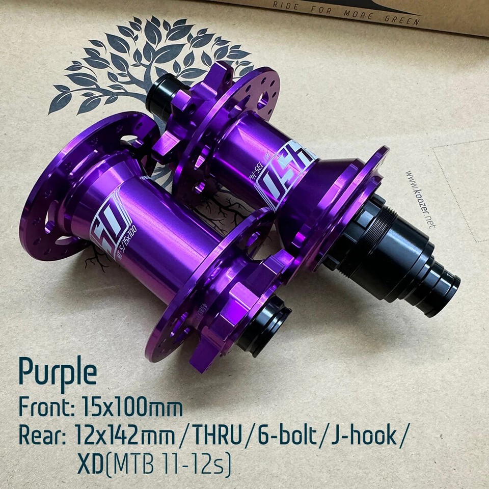 28 32 36 Holes Mountain Bike Hub Steel Axle 15x100mm 12x142mm QR 5x100 ...