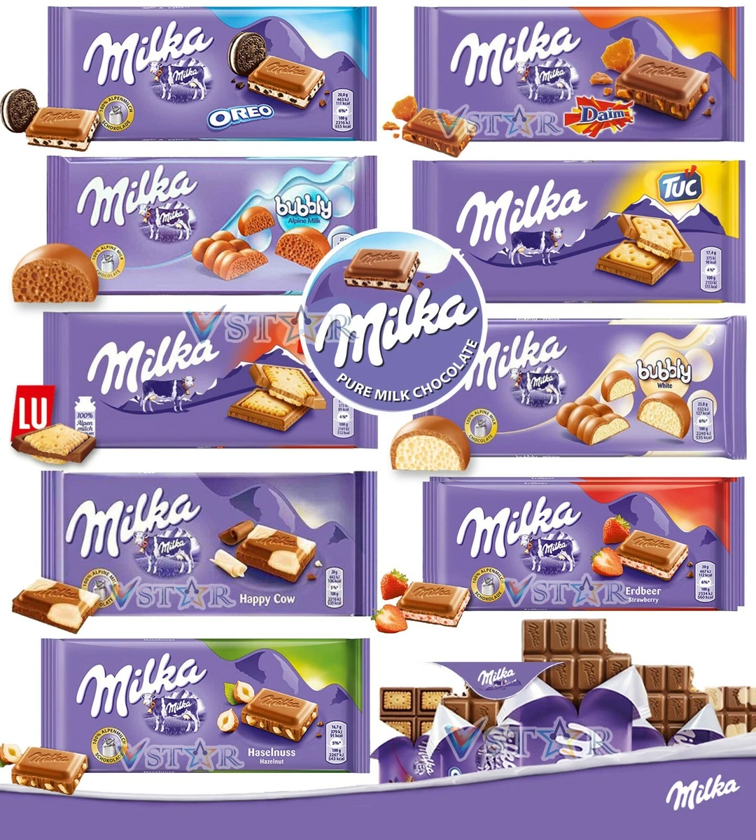 Milka Chocolate Flavors