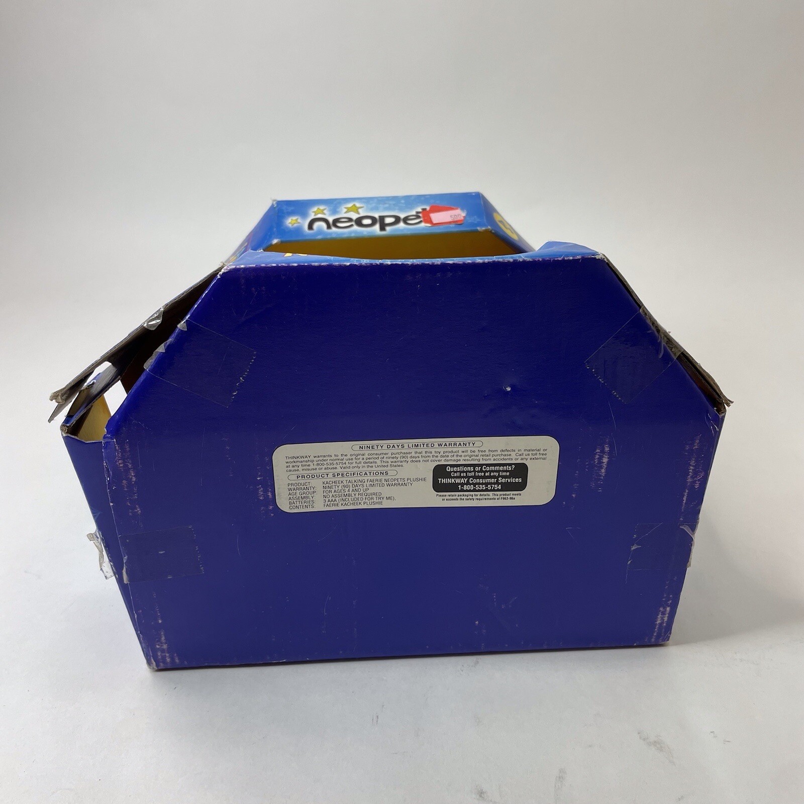 NEW Neopets Yellow Kacheek Interactive Talking Plush 2003 Thinkway Toys ...