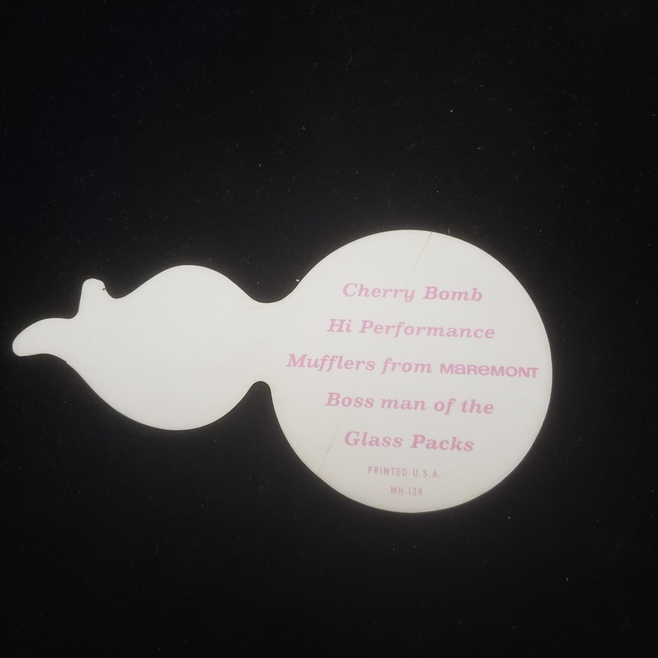 VINTAGE CHERRY BOMB Decal Sticker ORIGINAL MH139 USA | eBay