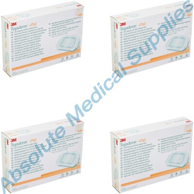*100-Pieces* 3M Tegaderm +Pad Film Dressing With Non-Adherent Pad ...