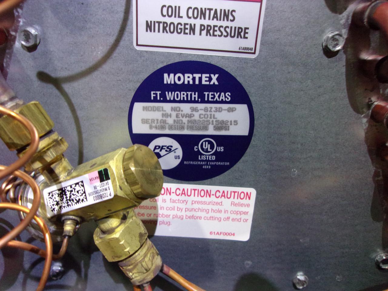 MORTEX Scratch & Dent Central Air Conditioner Un-Cased Coil 96-8Z3D-0P ...