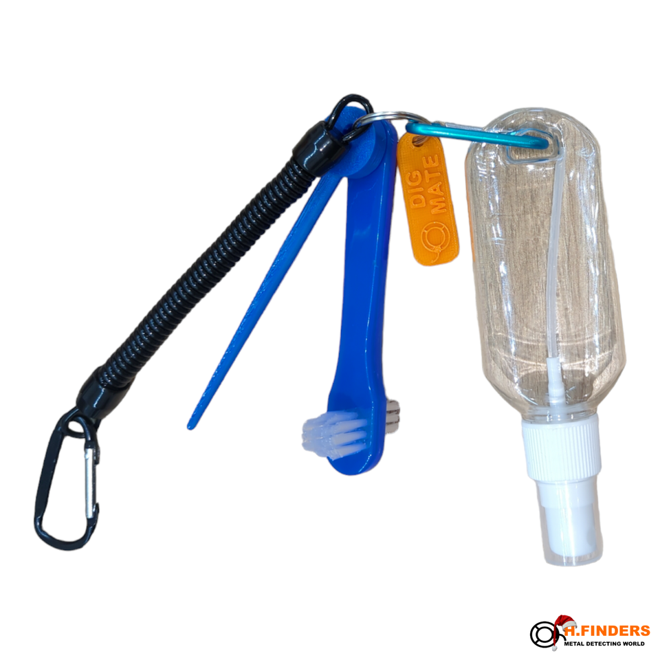 DIG MATE Metal Detector Artefact Finds Pouch Accessory Cleaning Kit | eBay