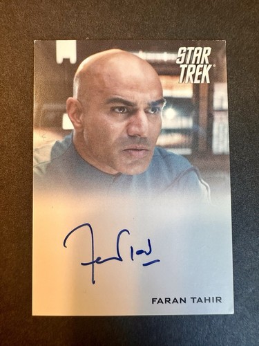 2009 Rittenhouse Star Trek Faran Tahir As Captain Robau Auto Autograph ...