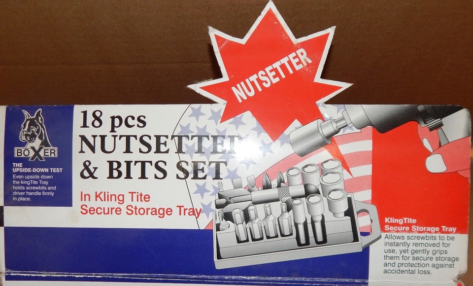 Power Drill Bits Set 22 Piece Boxer 10522 Kling-Tite Screwbits Phillips ...