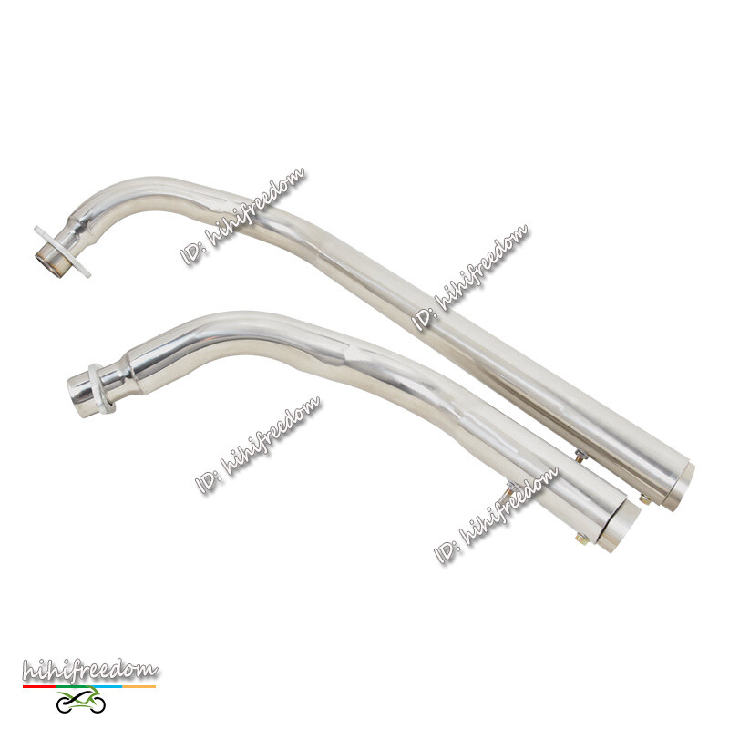 For Honda Shadow ACE 750 VT750 1997-2003 Full Exhaust Silver System ...